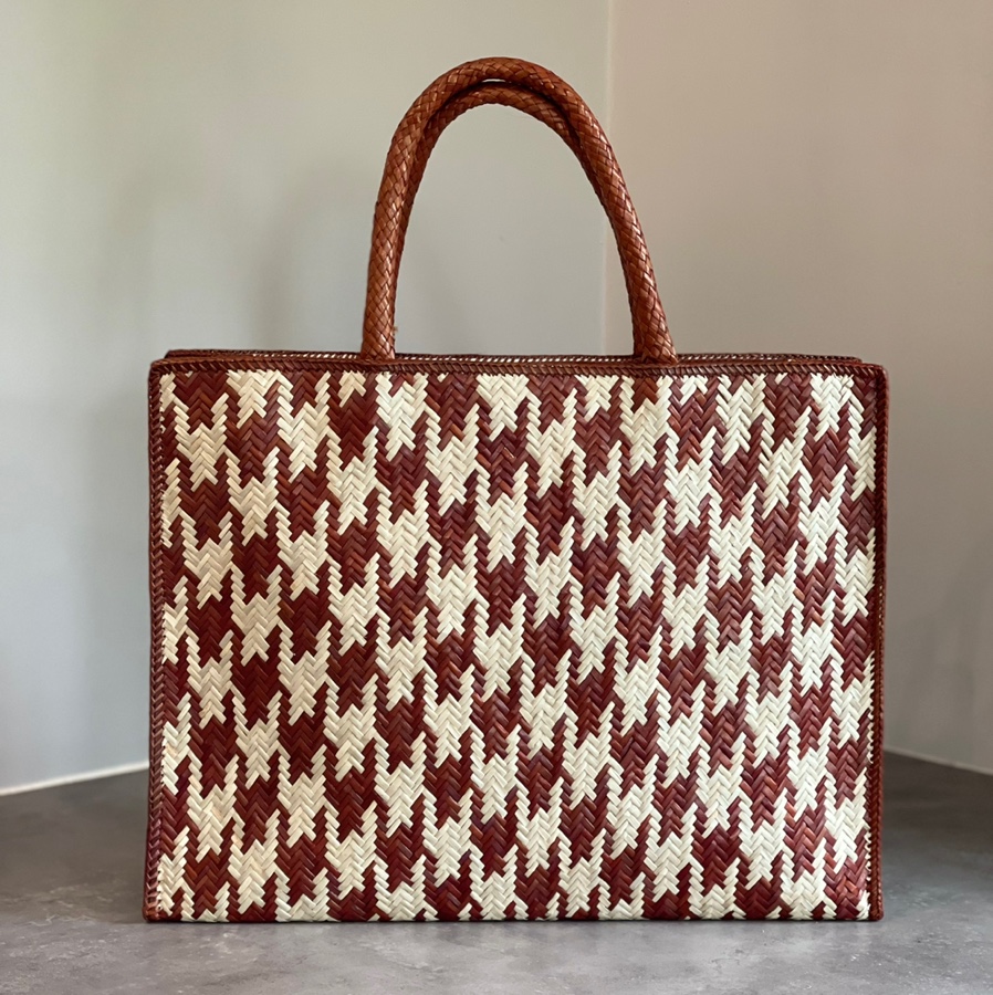 Embun Embun. Handwoven Mengkuang Bag Songket Series