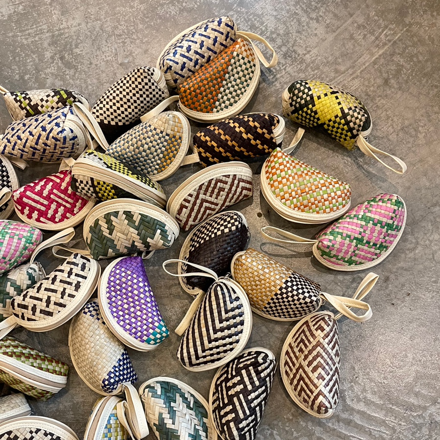 Embun Embun. Handwoven Ear Pod Case - 4 pieces