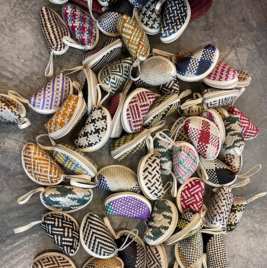 Embun Embun. Handwoven Ear Pod Case - 4 pieces